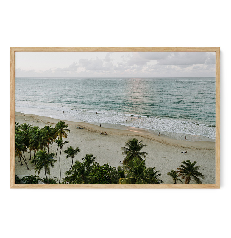 Sunset Beach - Oak Outlines